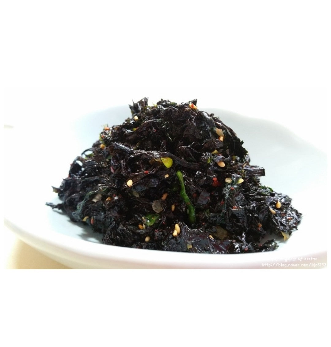 파래무침 (완조리) 조리법 Seasoned Green Laver (Cooked) Recipe – TOMA TONO